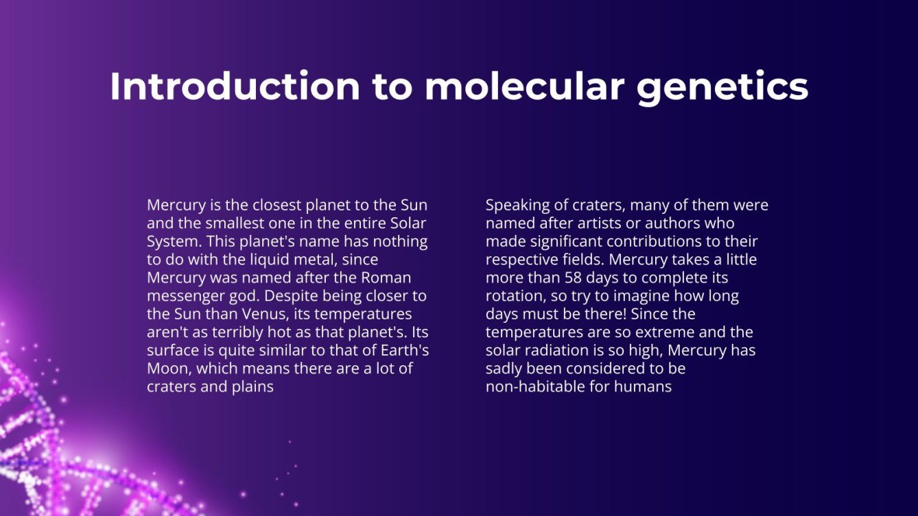 DNA and RNA as Pillars of Molecular Genetics
