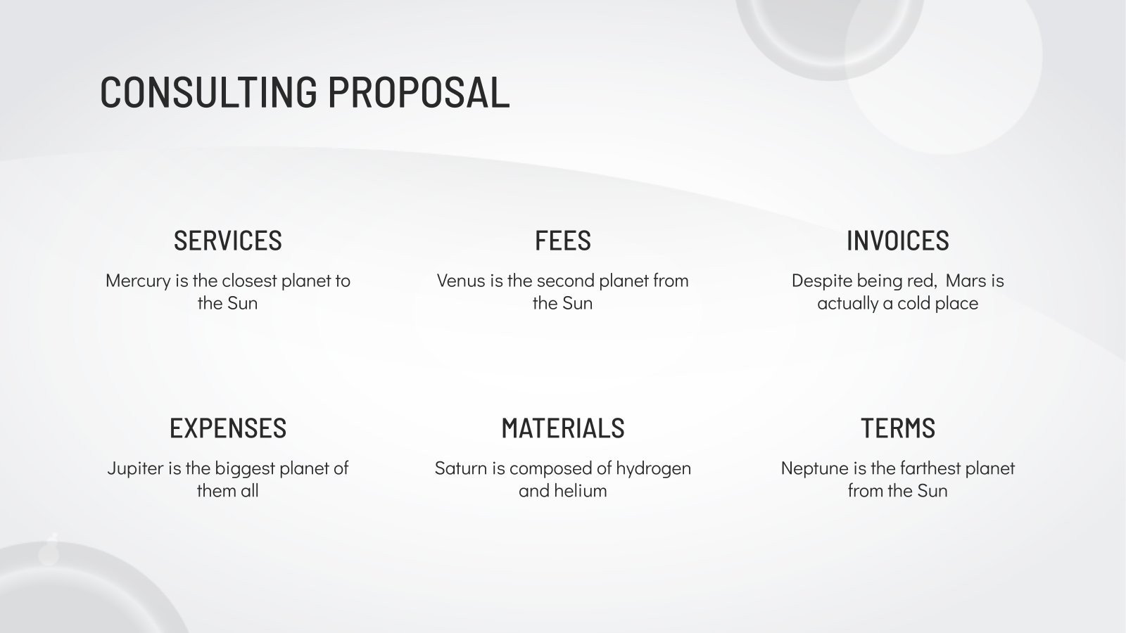 Office Wind Turbine Consulting | Google Slides & PowerPoint