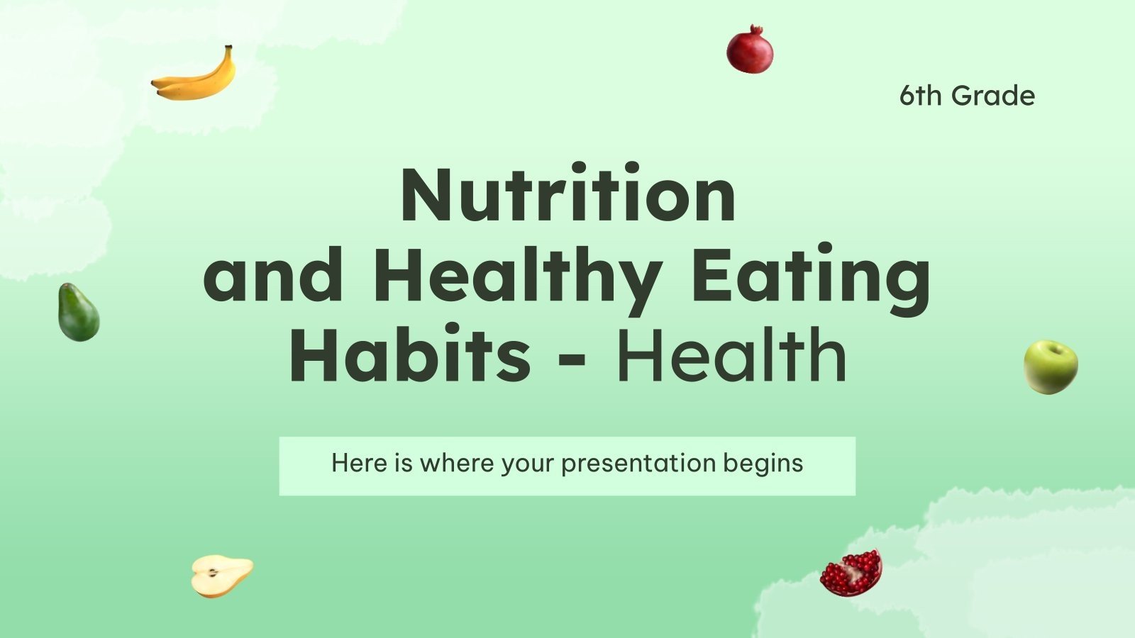 Nutrition et habitudes alimentaires saines - Santé - 6e