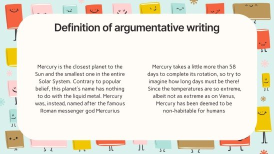 Argumentative Writing and Critical Thinking - Language Arts