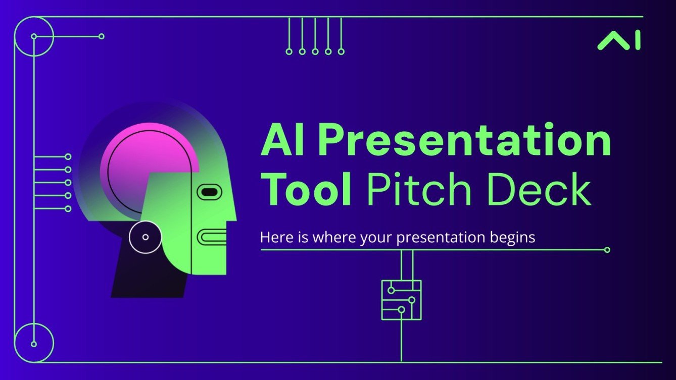 AI Presentation Tool Pitch Deck | Google Slides & PowerPoint