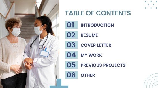 Nursing Portfolio | Google Slides & PowerPoint template