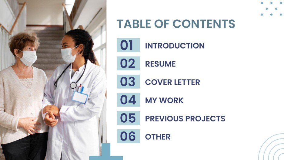 Nursing Portfolio | Google Slides & PowerPoint template