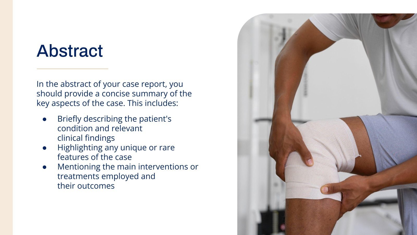 Compression Bandage Case Report | Google Slides & PPT