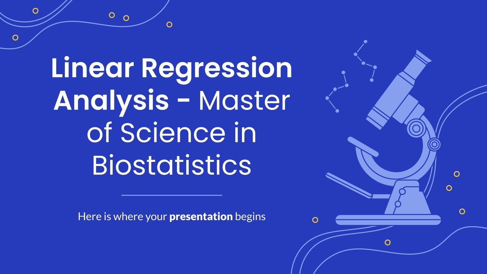 Linear Regression Analysis Master In Biostatistics 