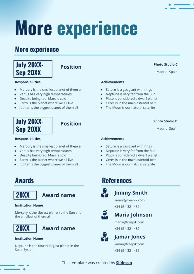 Computer Scientist CV | Google Slides & PowerPoint