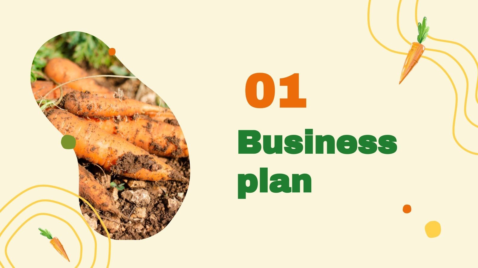 Carrot Farming Business Plan | Google Slides & PowerPoint