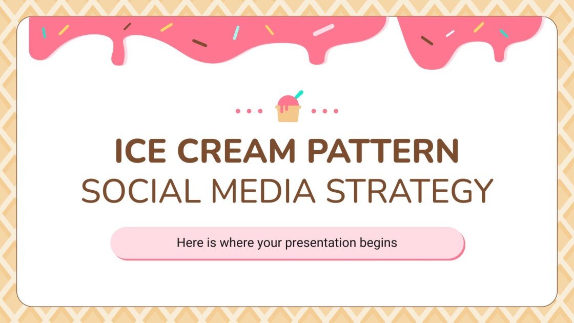 Free Google Slides & PowerPoint templates full of ice cream