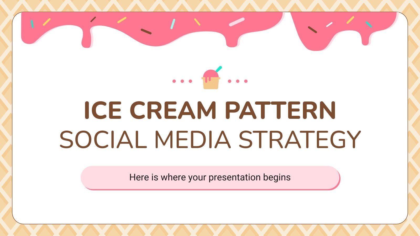 Free Google Slides & PowerPoint templates full of ice cream