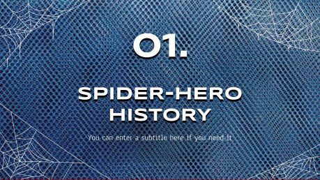 Spider Background Minitheme | Google Slides & PowerPoint template