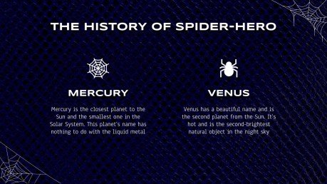 Spider Background Minitheme | Google Slides & PowerPoint template