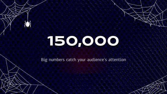 Spider Background Minitheme | Google Slides & PowerPoint template