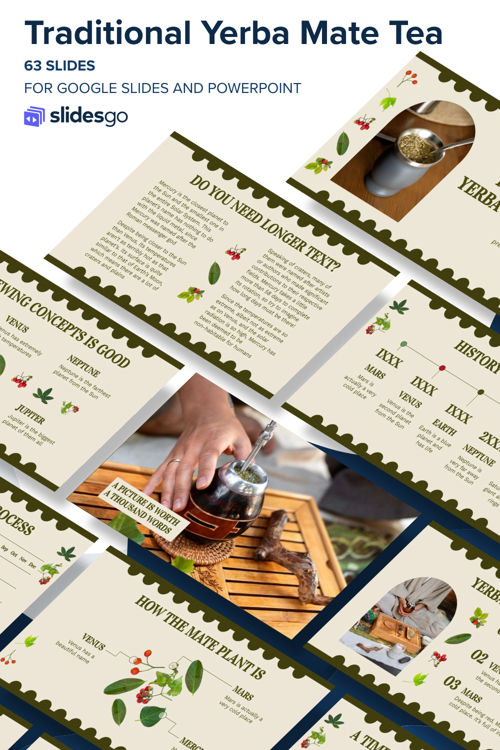 Traditional Yerba Mate Tea | Google Slides & PowerPoint