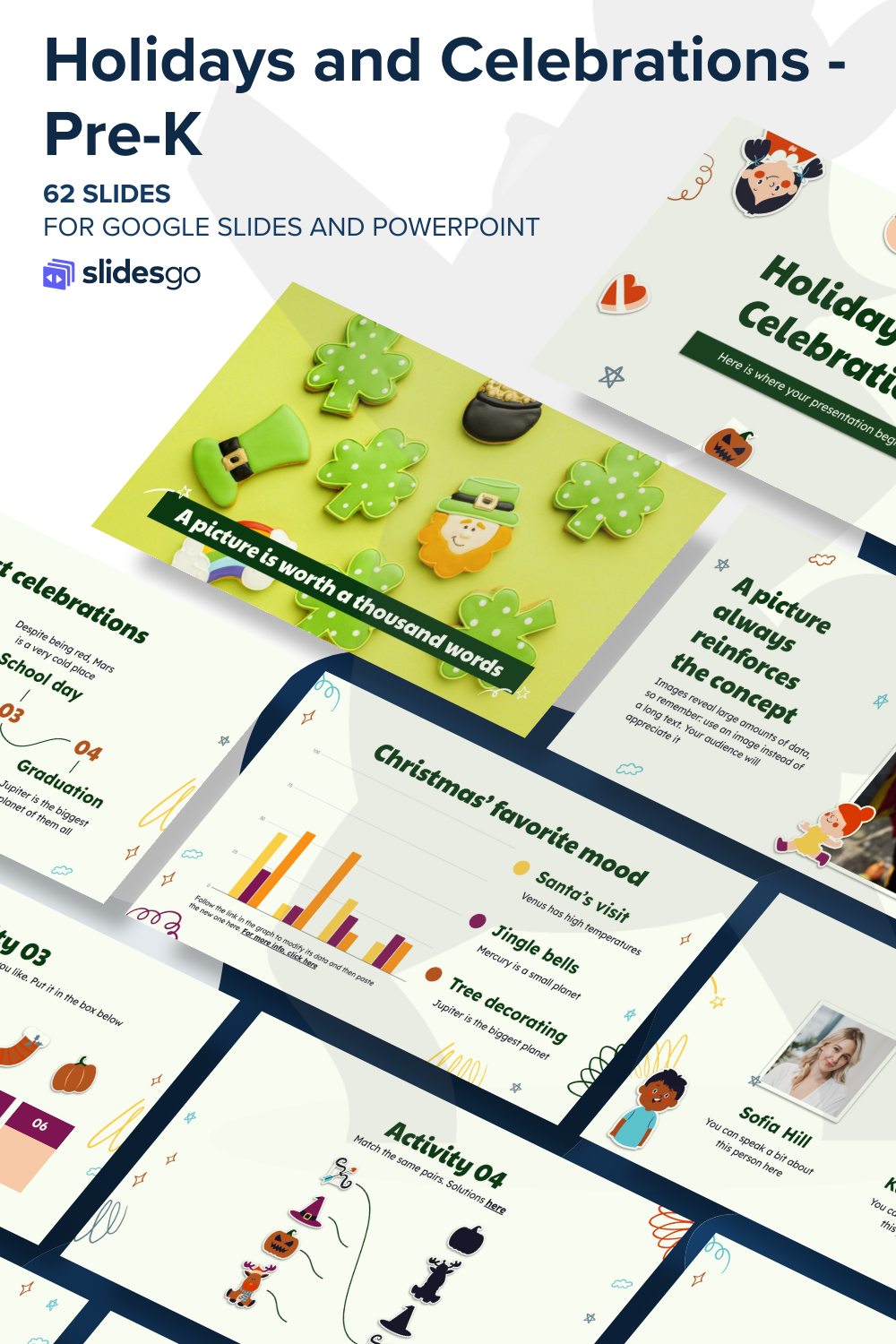 Holidays and Celebrations - Pre-K | Google Slides & PPT