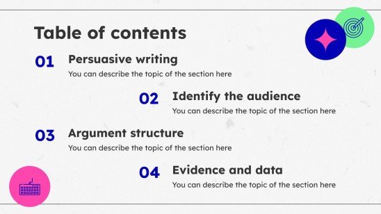 Persuasive Writing and Argumentation | Google Slides & PPT