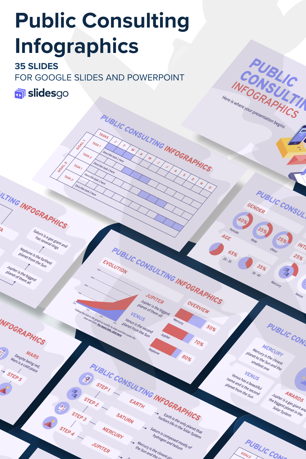 Public Consulting Infographics | Google Slides & PPT