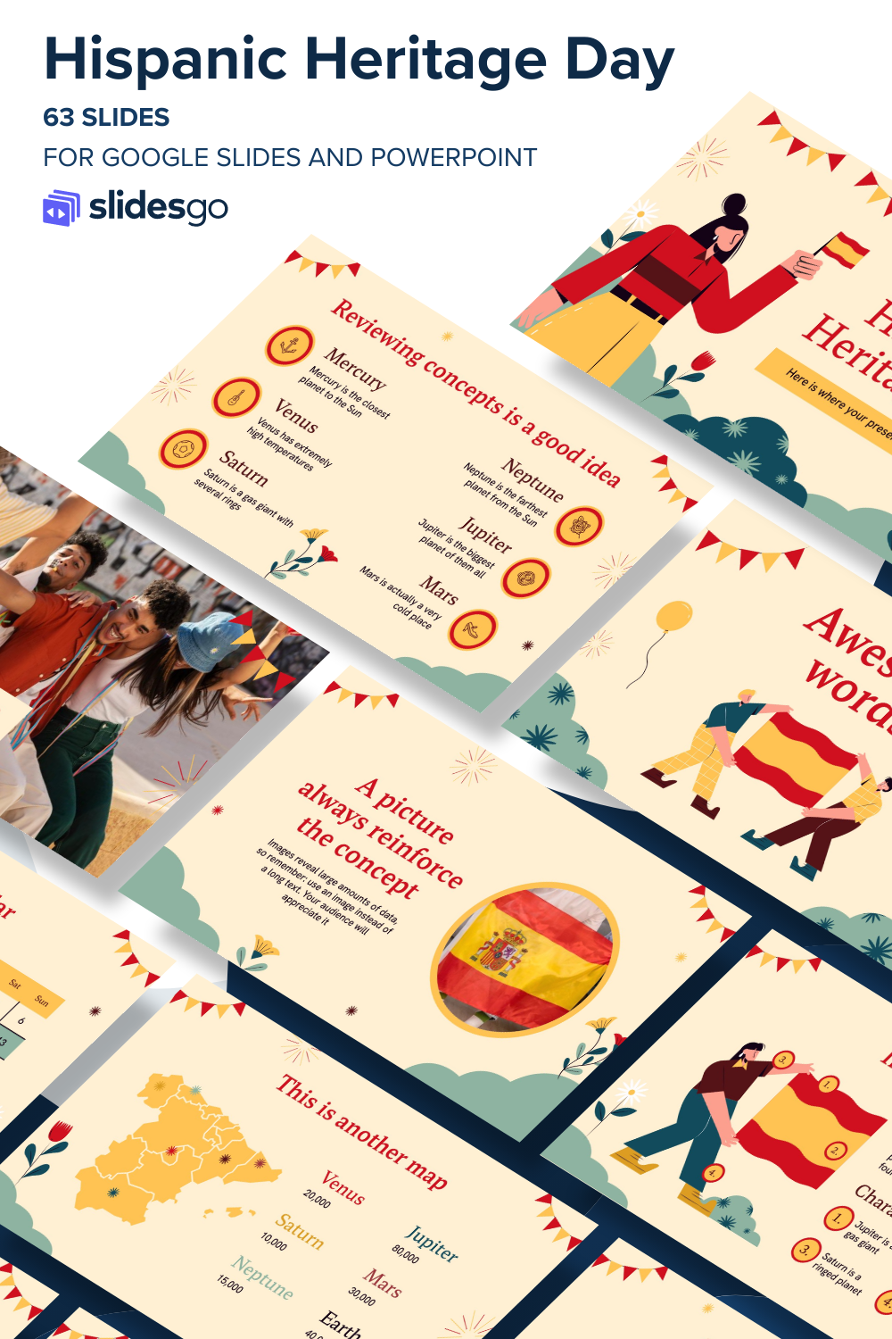 Hispanic Heritage Day | Google Slides & PPT