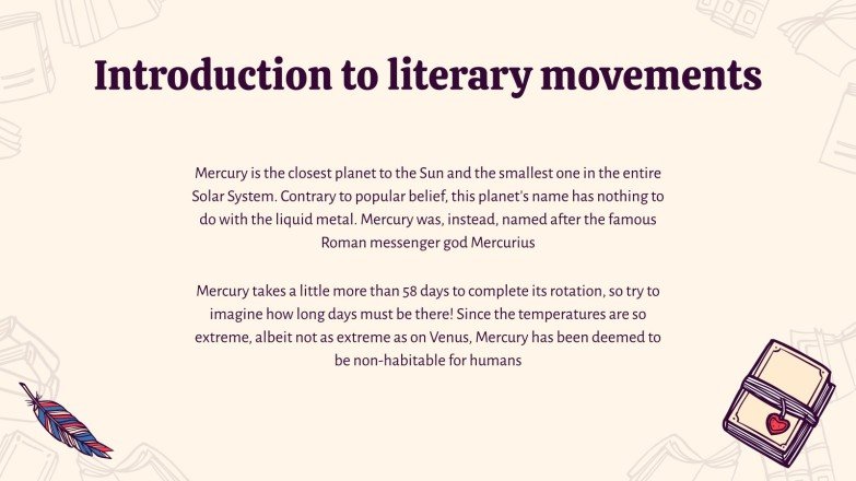 Literary Movements and Genres - French - 11th Grade