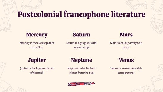 Literary Movements and Genres - French - 11th Grade