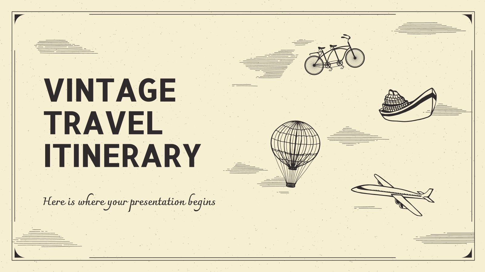 Google Slides & PowerPoint templates for travel guides
