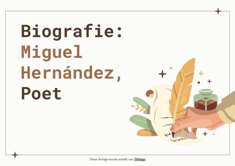 Kreative Google Slides & PPT-Vorlagen für deiner Biografie