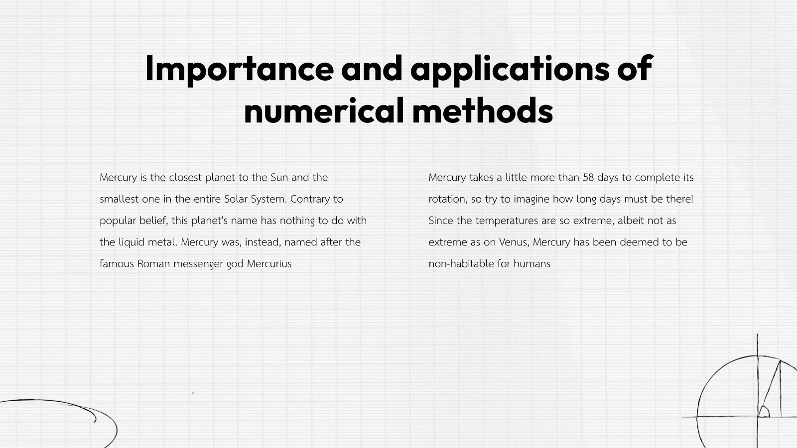Numerical Analysis - Master of Science in Mathematics