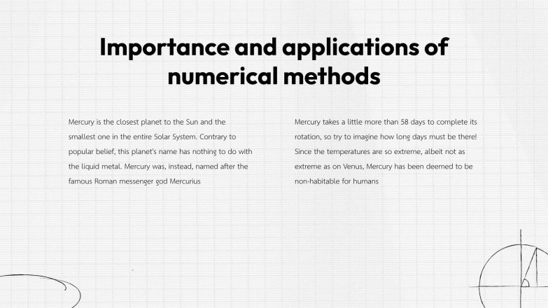 Numerical Analysis - Master of Science in Mathematics