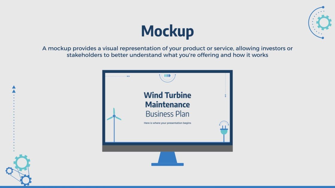 Wind Turbine Maintenance Business Plan | Google Slides
