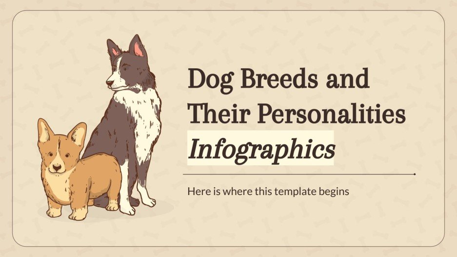 Infografías sobre razas de perro y sus rasgos