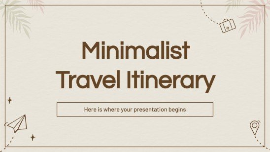Google Slides & PowerPoint templates for travel guides