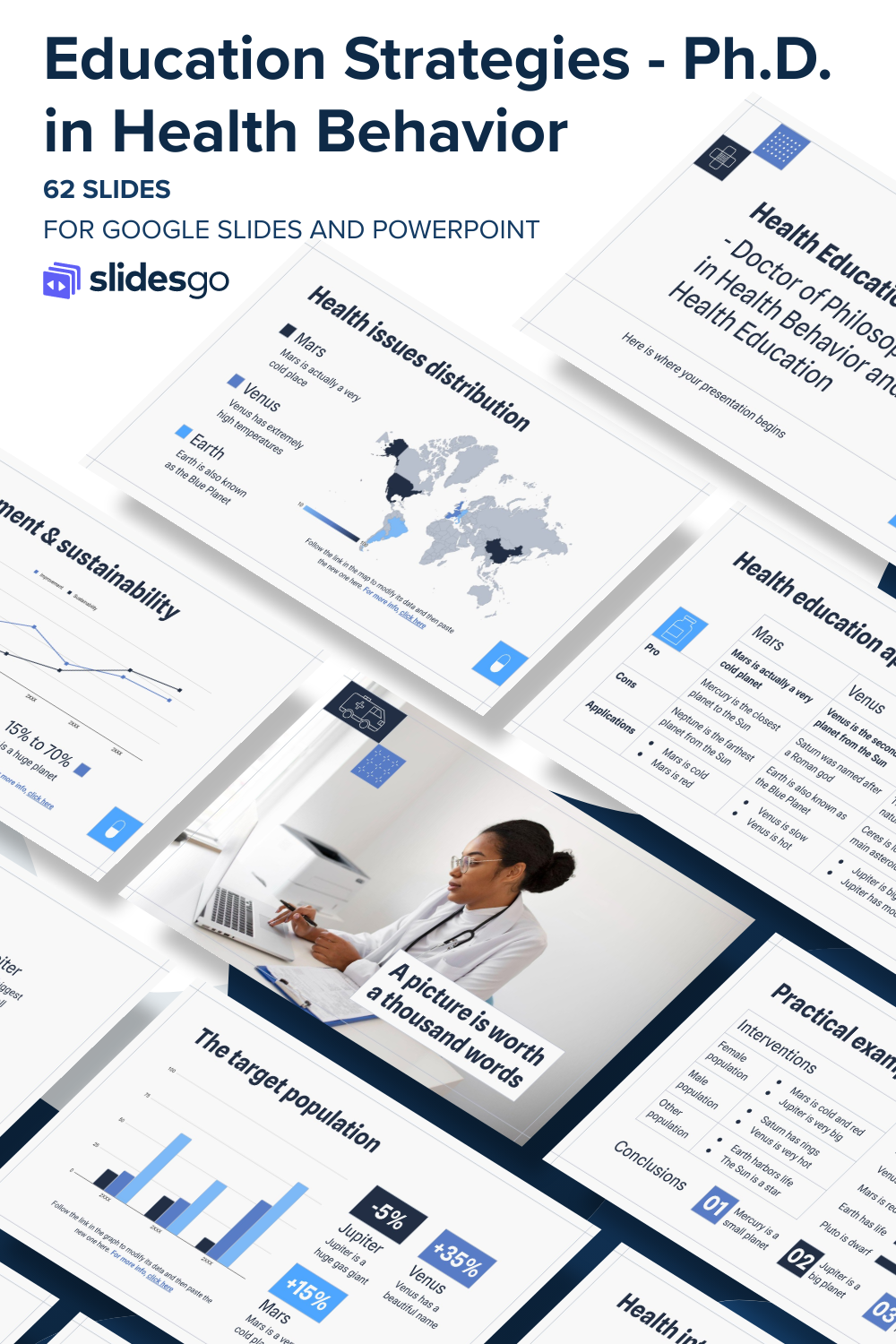 Health Education Strategies | Google Slides & PowerPoint