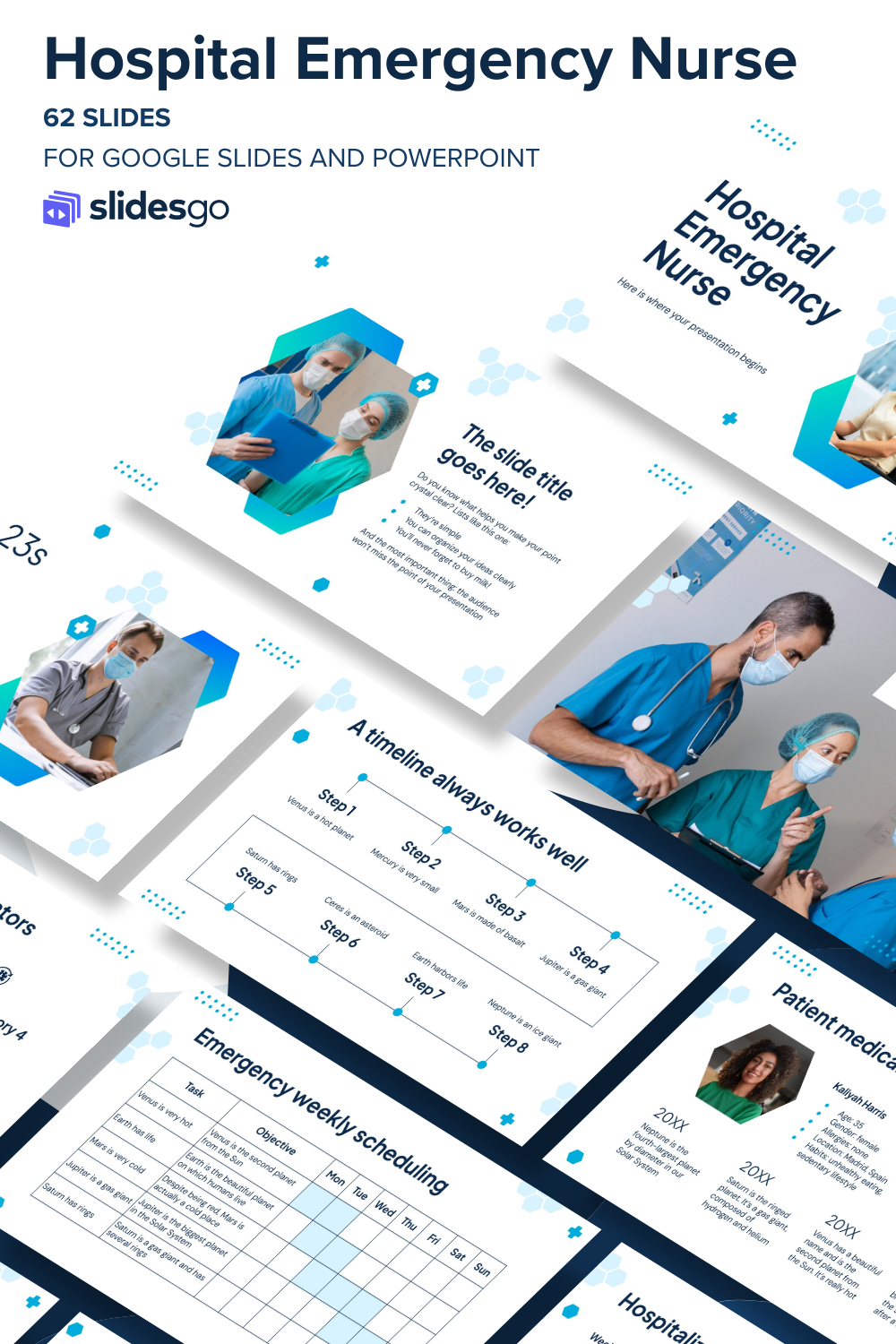 Hospital Emergency Nurse | Google Slides & PowerPoint