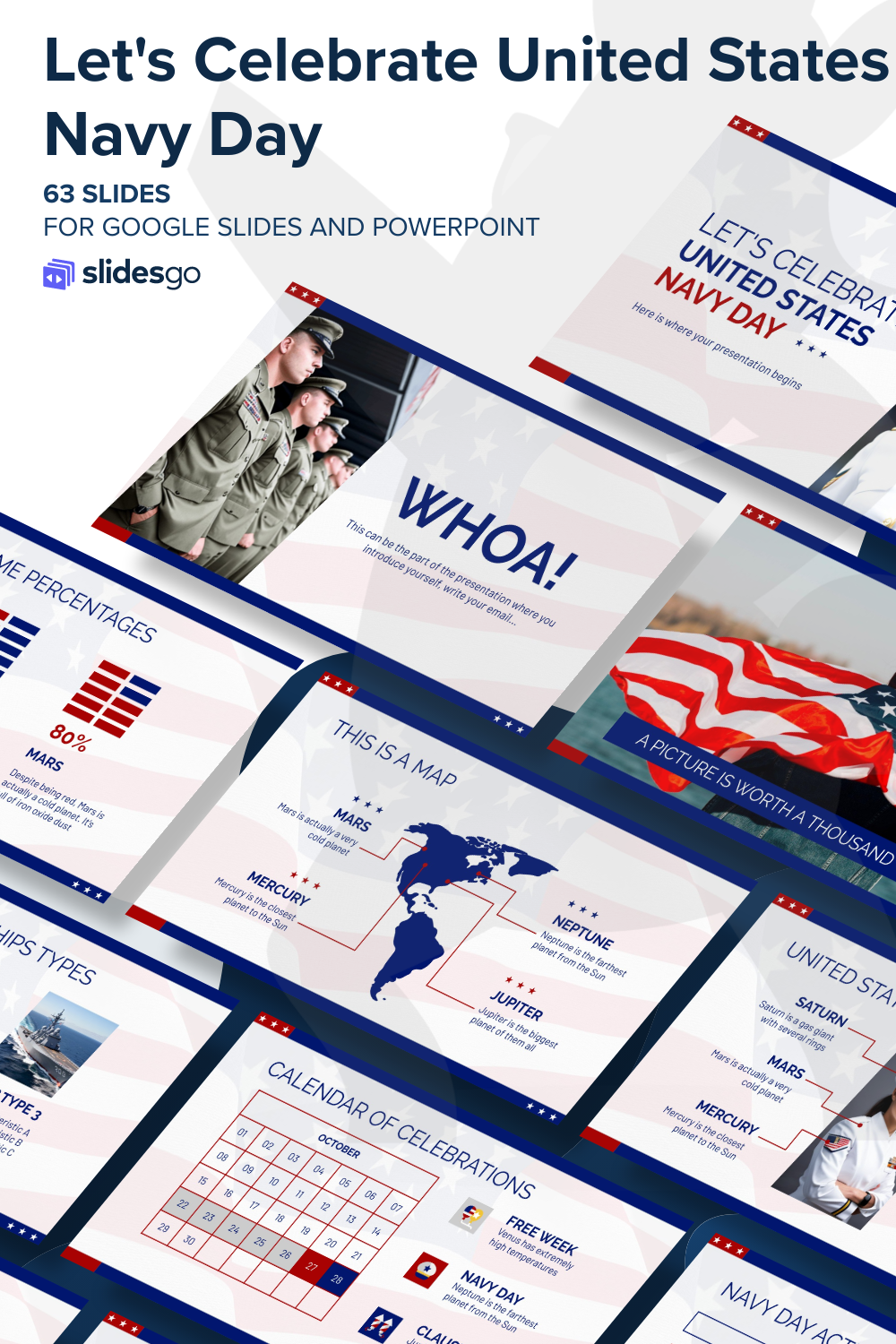 Let's Celebrate United States Navy Day | Google Slides & PPT