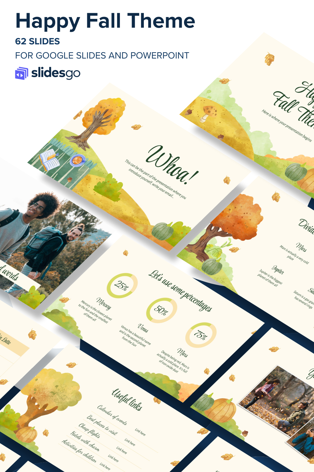 Happy Fall Theme | Google Slides & PowerPoint