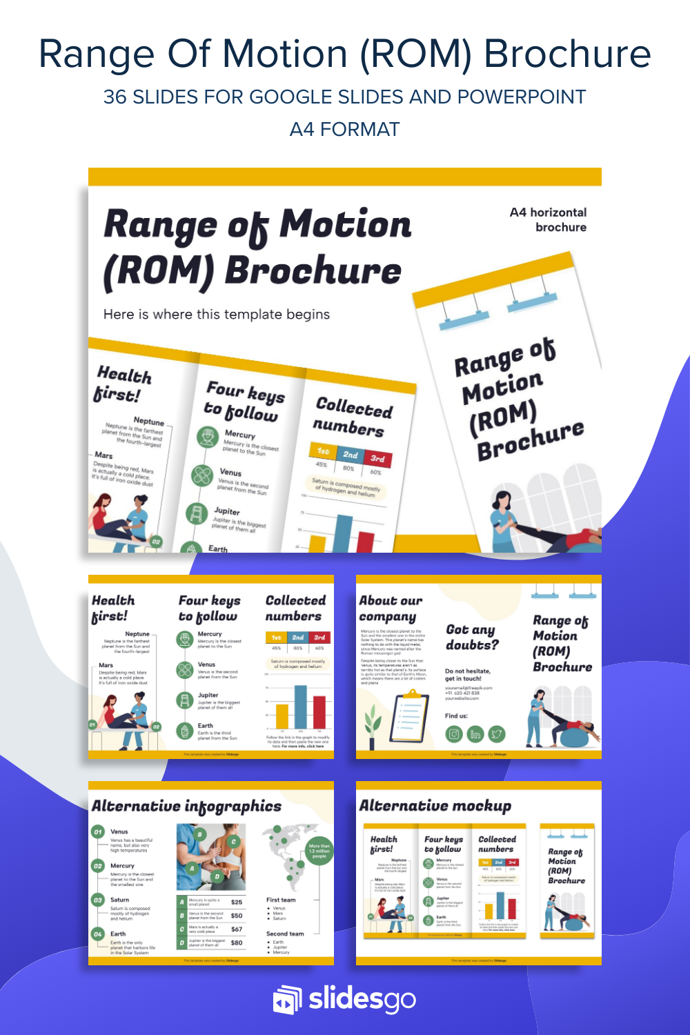 Range of Motion (ROM) Brochure | Google Slides & PPT