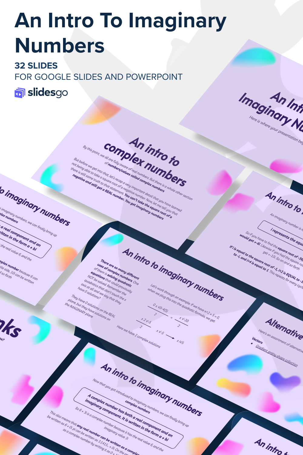 An Intro to Imaginary Numbers | Google Slides & PPT