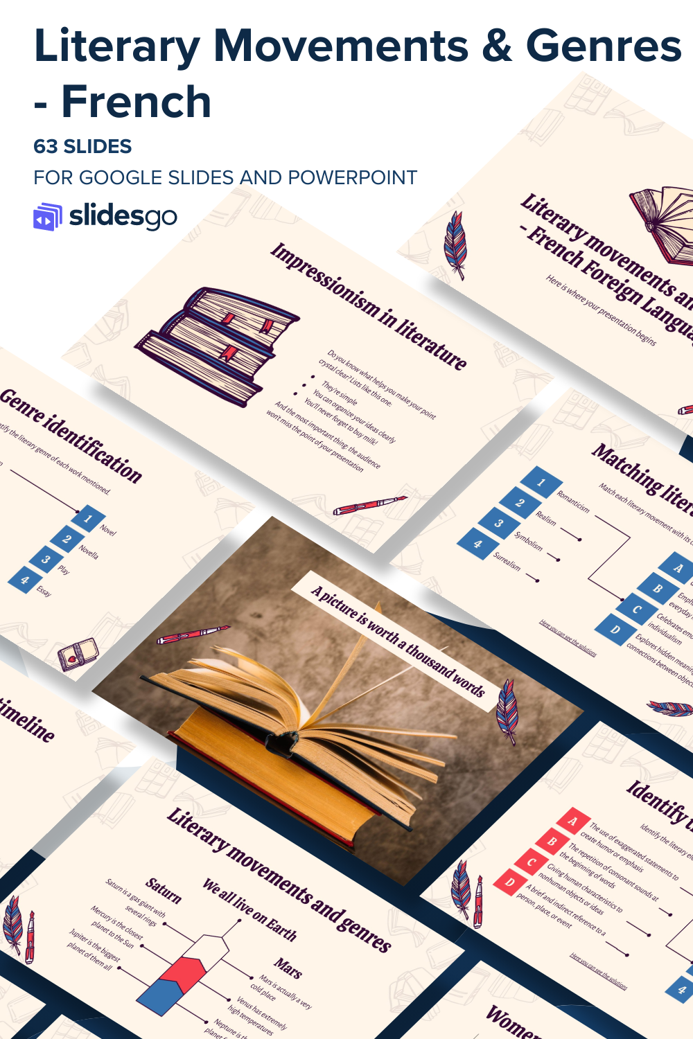 Literary Movements and Genres - French - 11th Grade