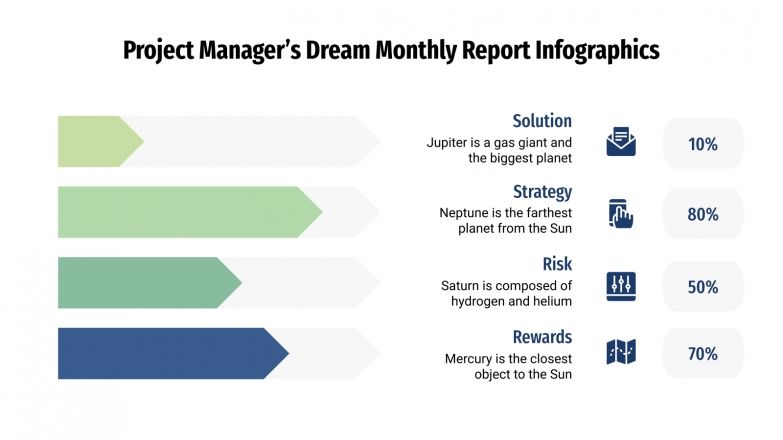 Project Manager's Monthly Report for Google Slides & PowerPoint