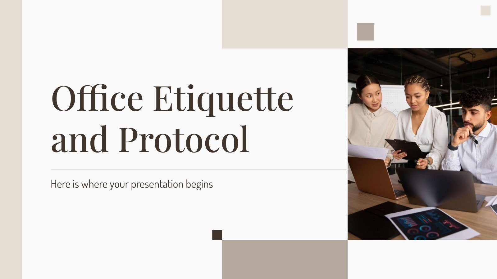Office Etiquette and Protocol | Google Slides & PowerPoint
