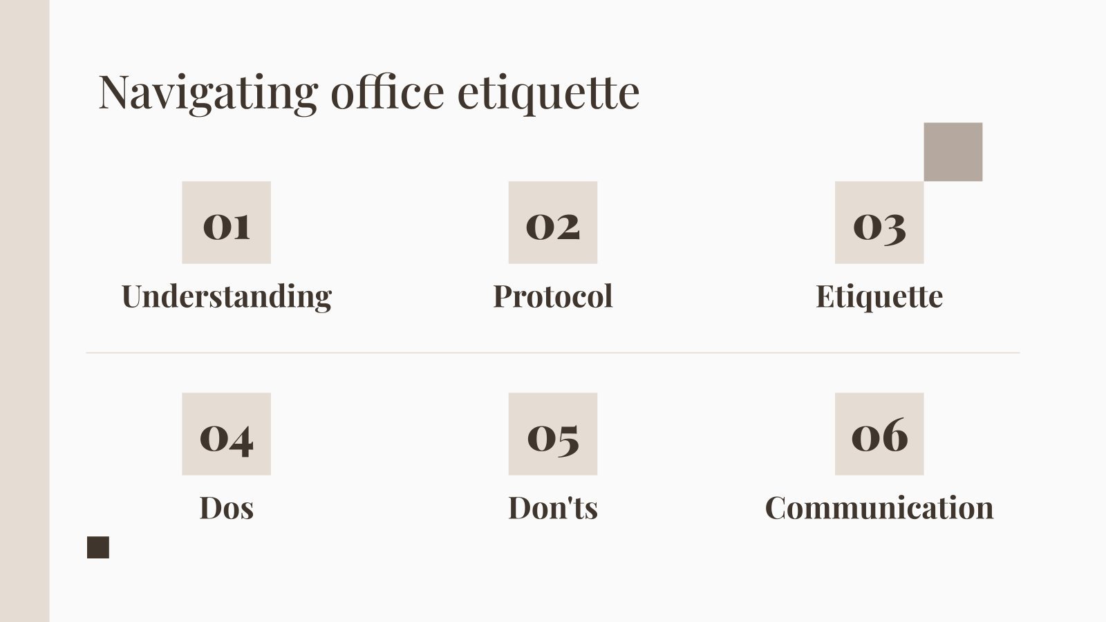 Office Etiquette and Protocol | Google Slides & PowerPoint