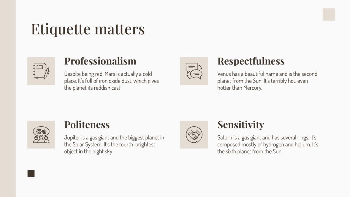 Office Etiquette and Protocol | Google Slides & PowerPoint