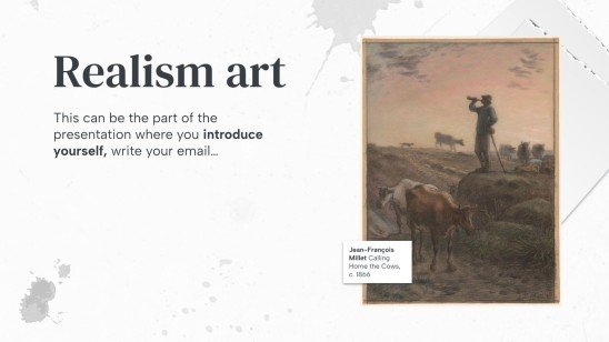 Artists of Realism | Google Slides & PowerPoint