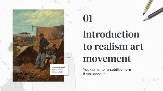 Artists of Realism | Google Slides & PowerPoint