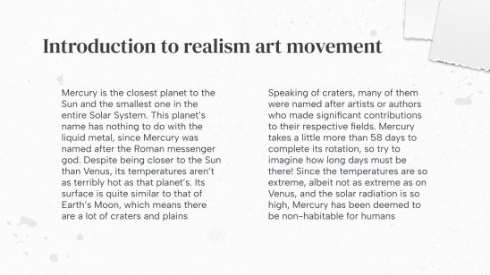 Artists of Realism | Google Slides & PowerPoint