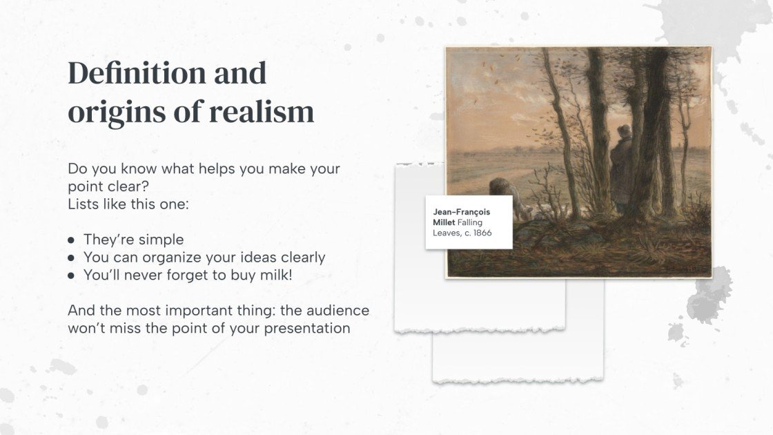 Artists of Realism | Google Slides & PowerPoint