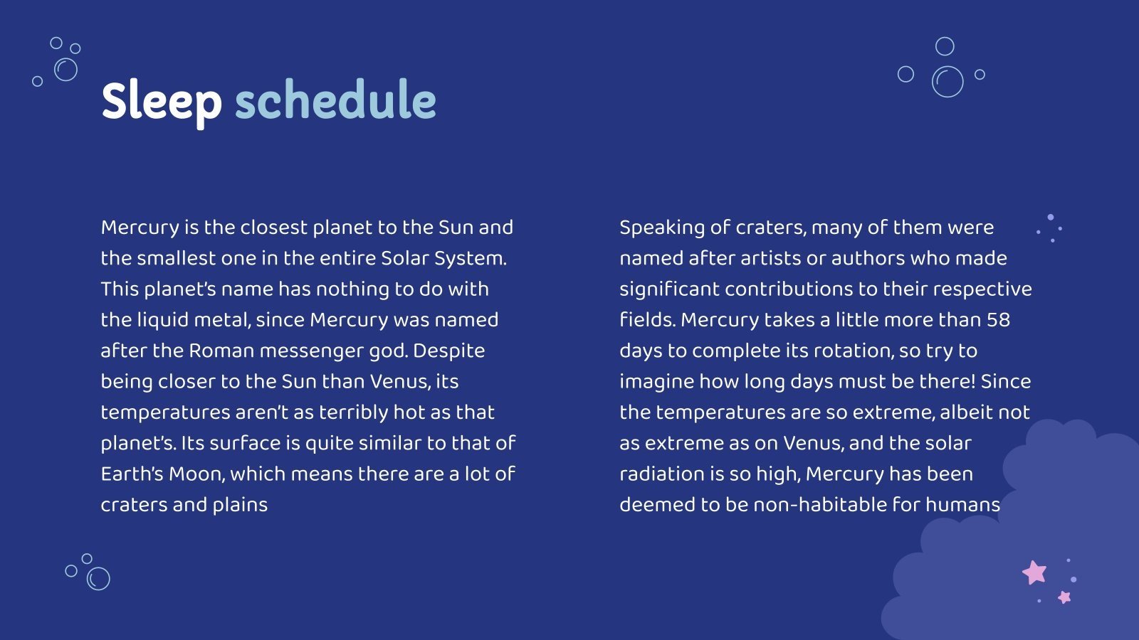 Sleep Hygiene Tips | Google Slides & PowerPoint