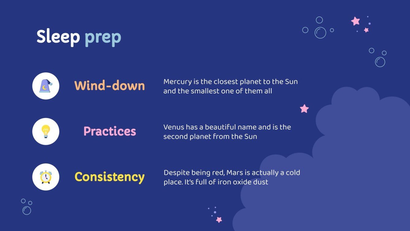 Sleep Hygiene Tips | Google Slides & PowerPoint