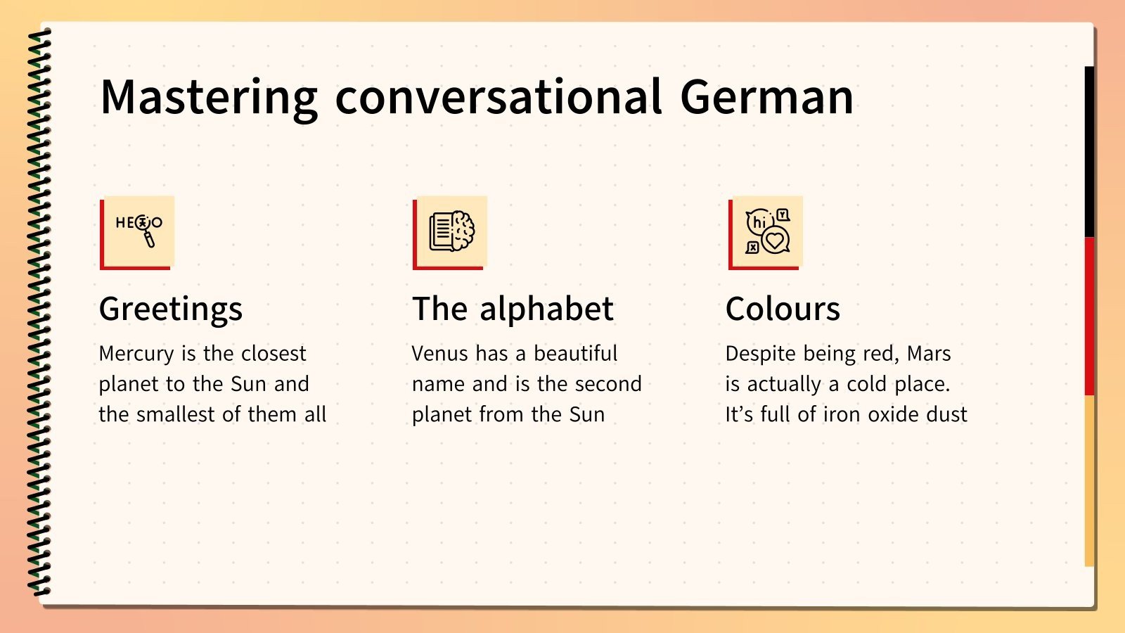 Conversation and Composition - B.A. in German