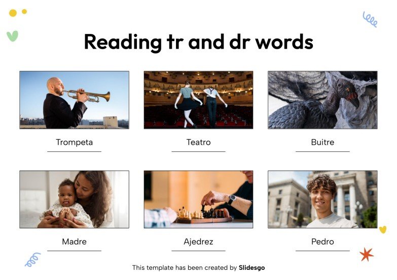 Lectura y escritura de sílabas trabadas II