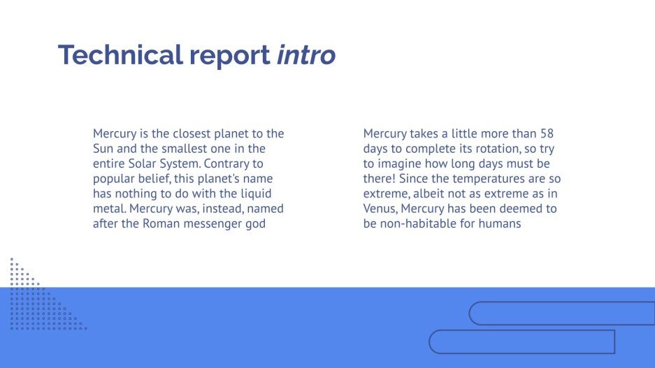 Technical Report | Google Slides & PowerPoint